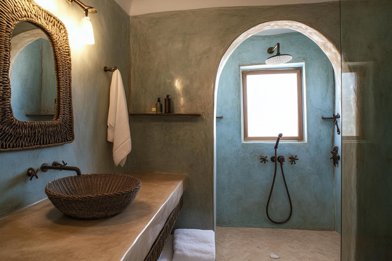 Le Tadelakt : Un Choix Idéal pour la Salle de Bain